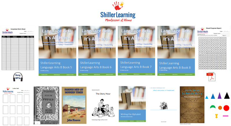 Language Arts Kit B DIGITAL (G1-G4) – ShillerLearning