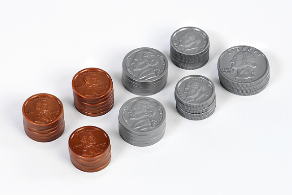 Set of US Coins (Plastic) – ShillerLearning