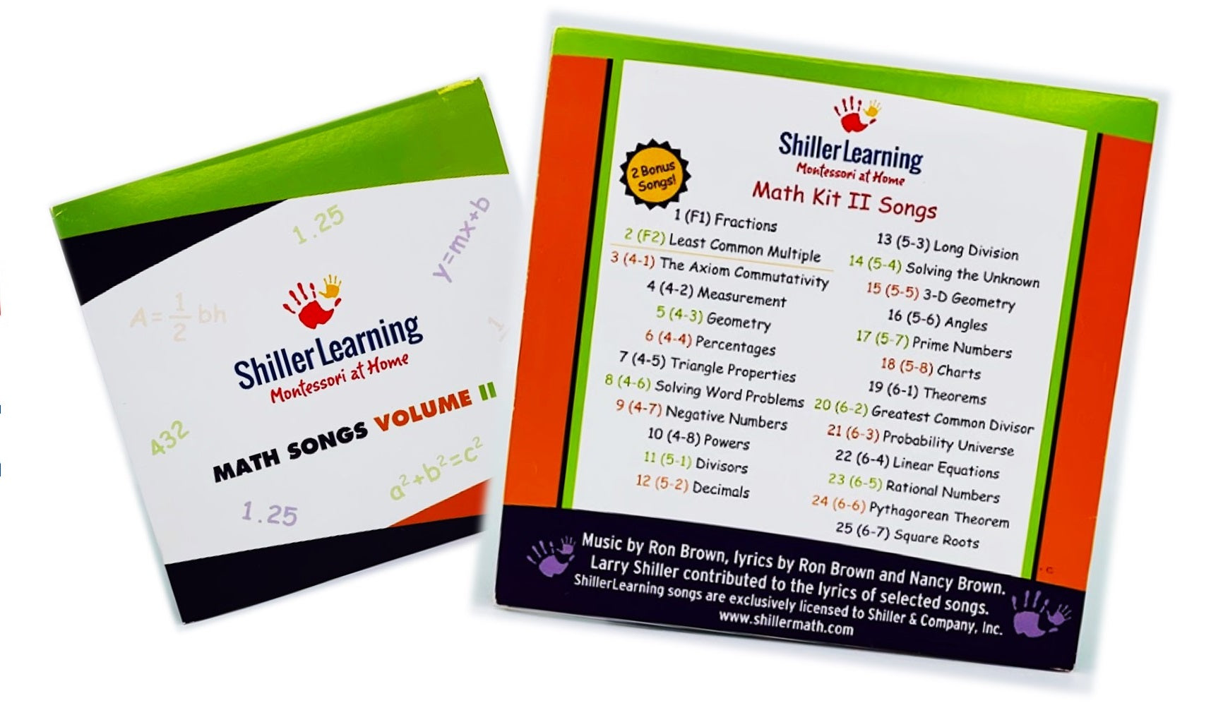 Math Kit II Songs (mp3 downloads) – ShillerLearning